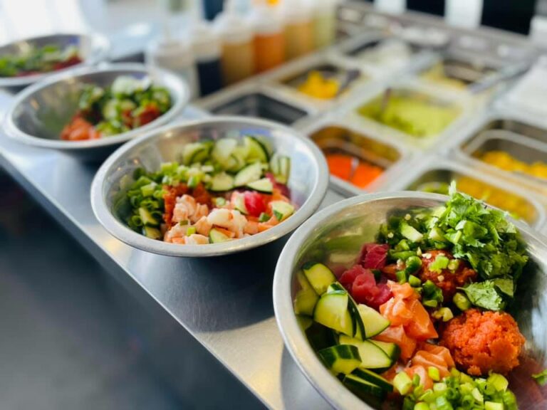 Poke Bar Menu - Marina Menus